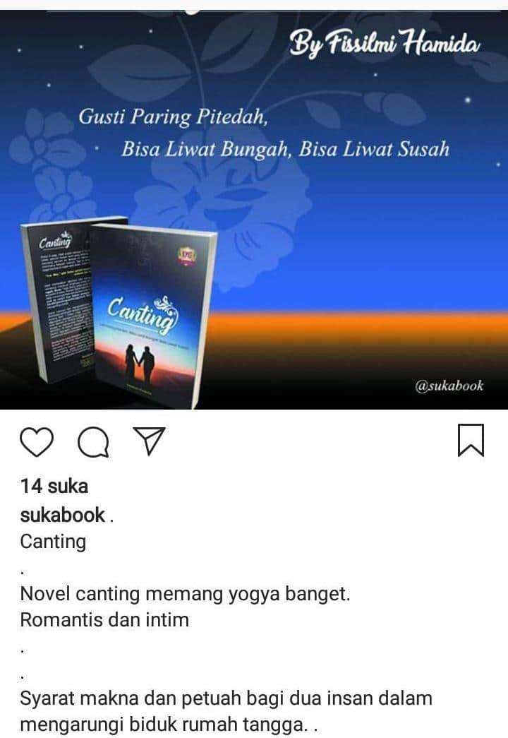 Novel Canting - Karya Fissilmi Hamida