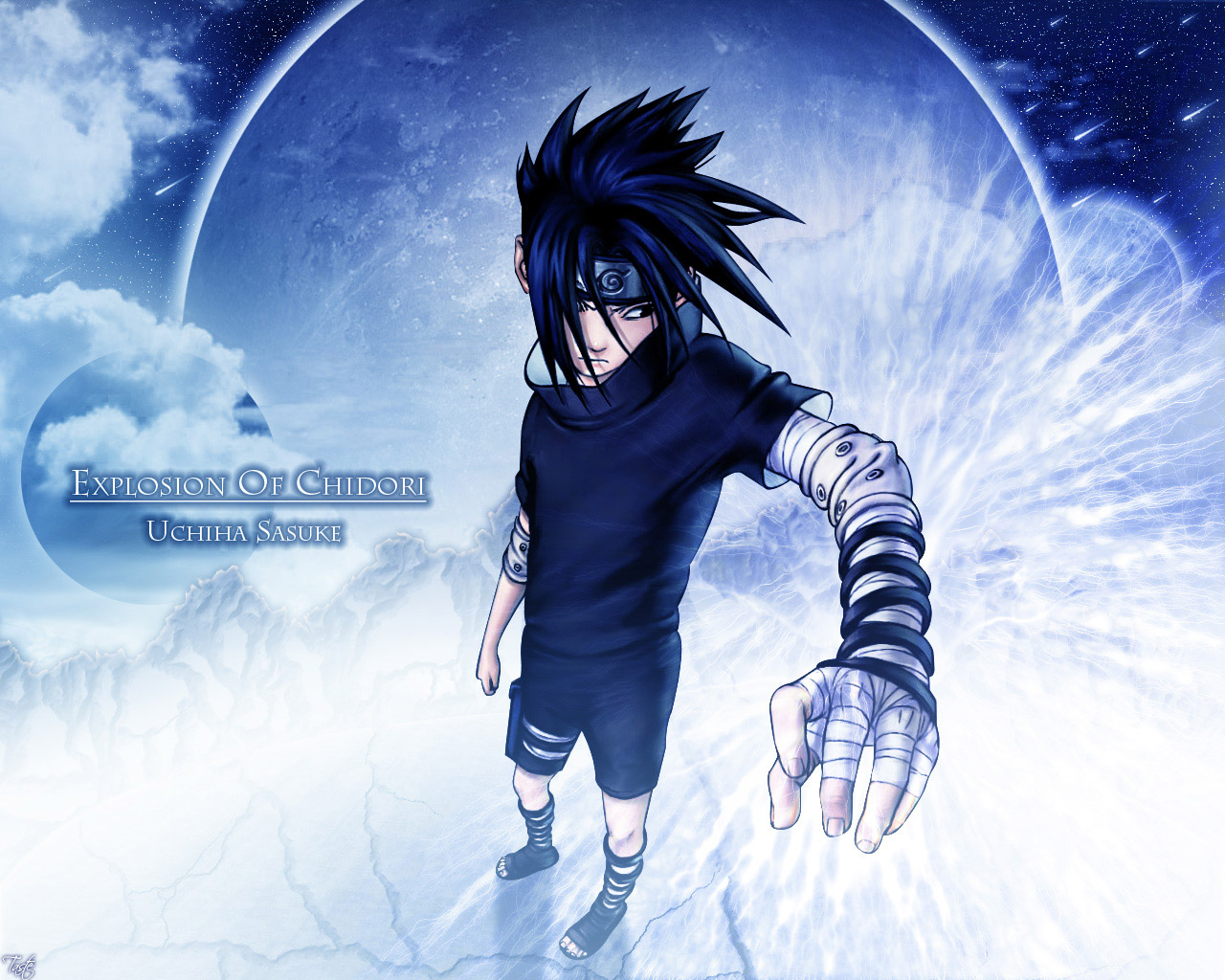 6 Uchiha Sasuke Cartoon Desktop Wallpaper