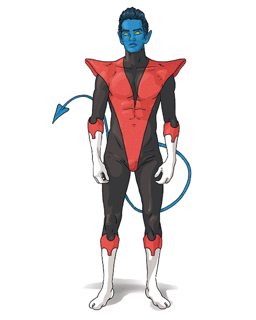 Seduced by the New...: Marvel Universe: Nightcrawler Costume History
