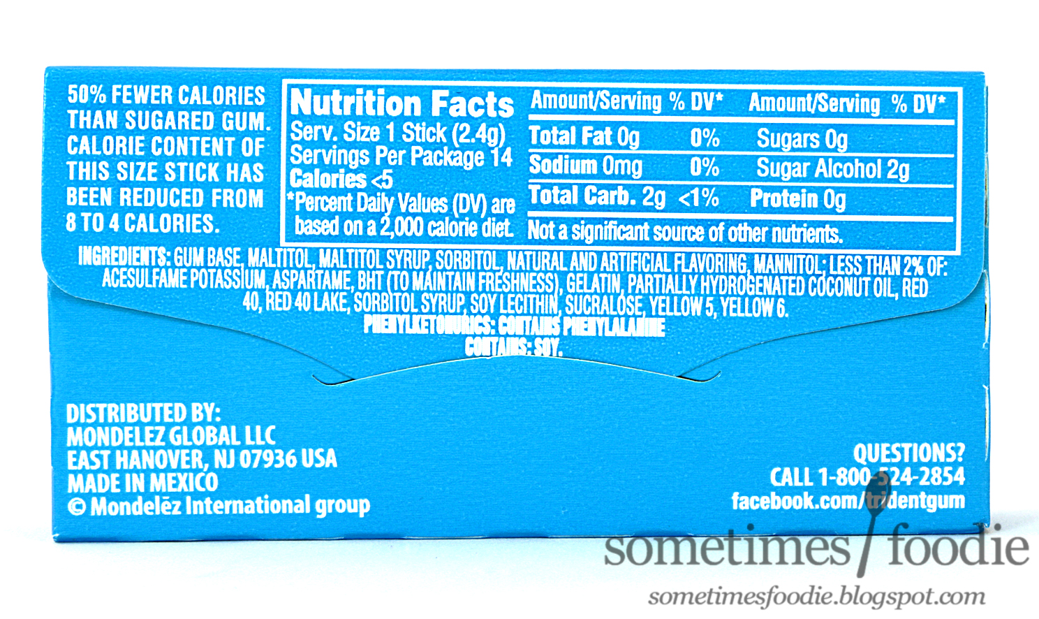 Sometimes Foodie: Swedish Fish Trident Layers Gum - Gift