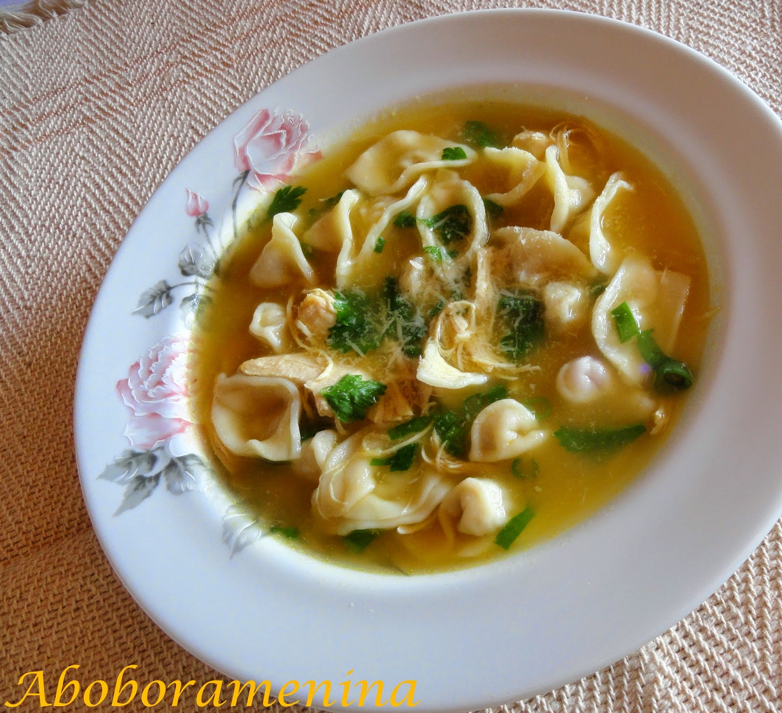 Abóbora Menina: Sopa de Agnoline ou Capeletti in Brodo!