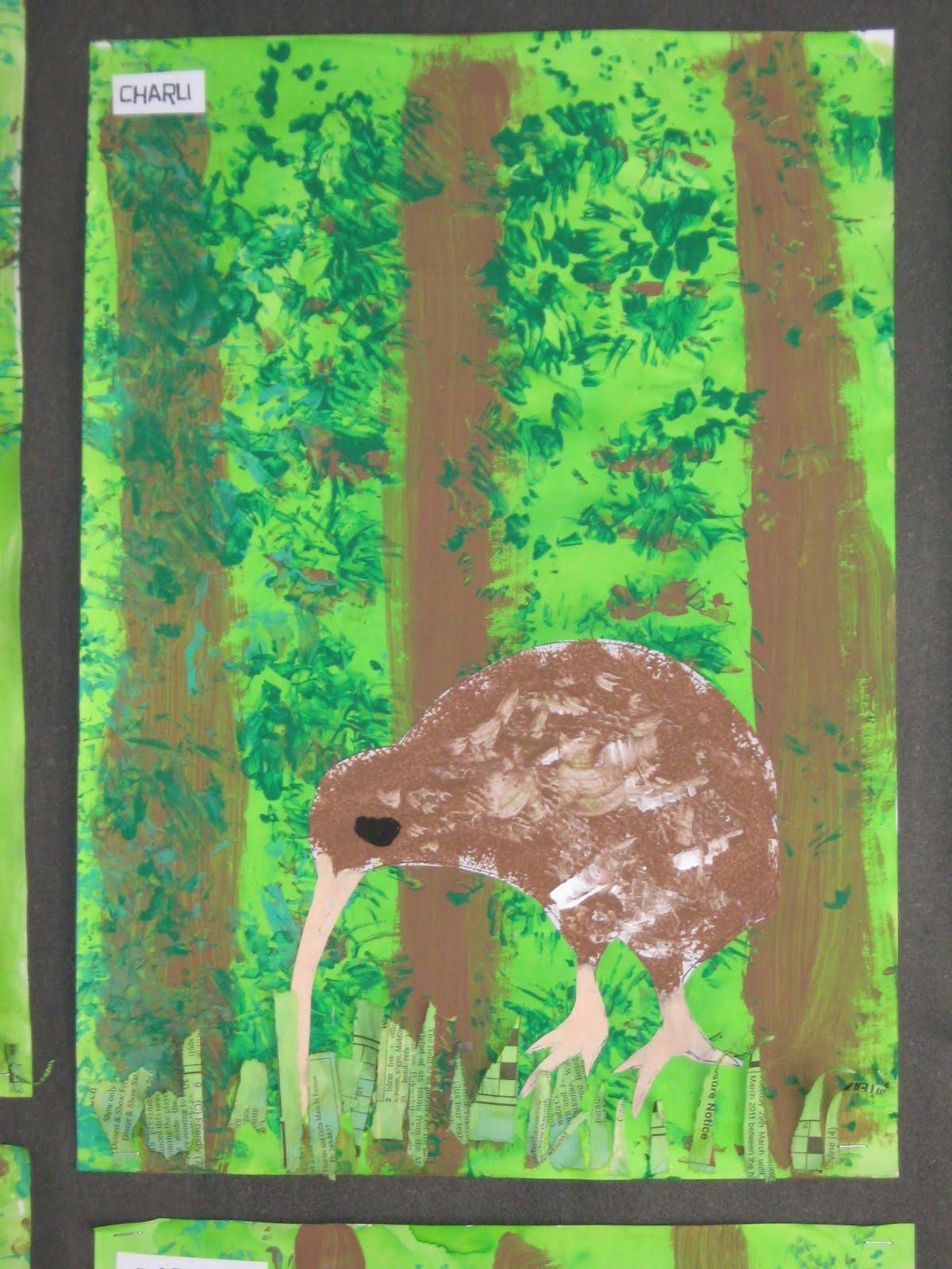 Room 1 Koputaroa School: NZ Kiwi Habitat