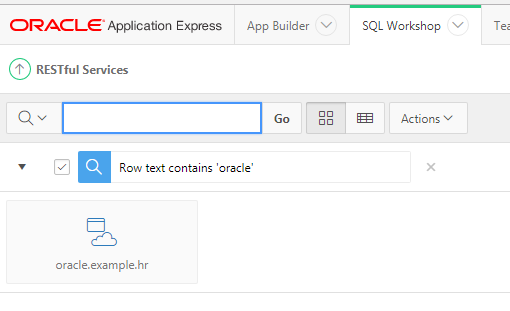 Oracle Apex : RESTful Web Service with GET handler which will return ...