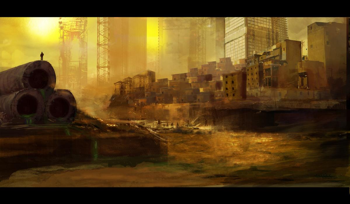 Arjun Gupte: Environmental Paintings:Future city