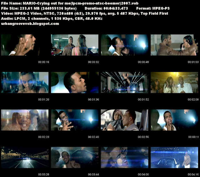 Urban Groove Vob Collection: Mario - Crying Out For Me (2007)