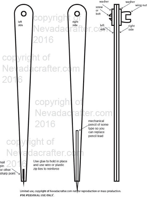 Free Patterns and ideas: DIY Drawing Compass