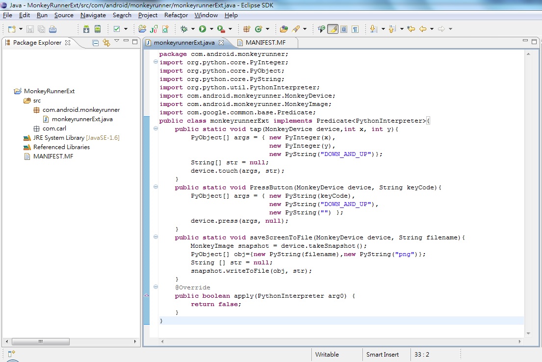 Android Tech on control and test: Extending monkeyrunner with Plugins ...