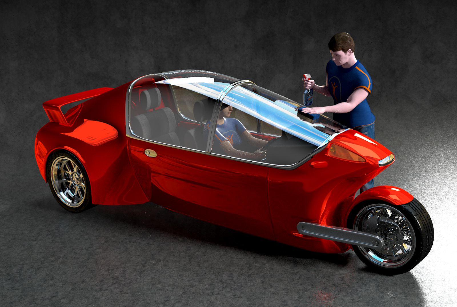 The Tinkers Workshop: Blender Motorcycle Concept Project Part 4