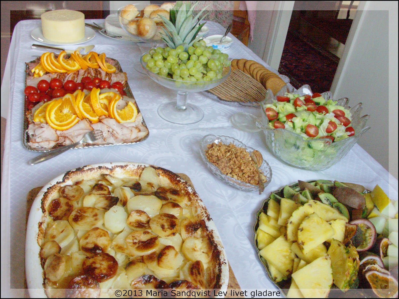Lev livet gladare: Kalas med mat och glutenfria tårtor