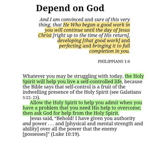 Depend on God ~ Spiritual Inspiration