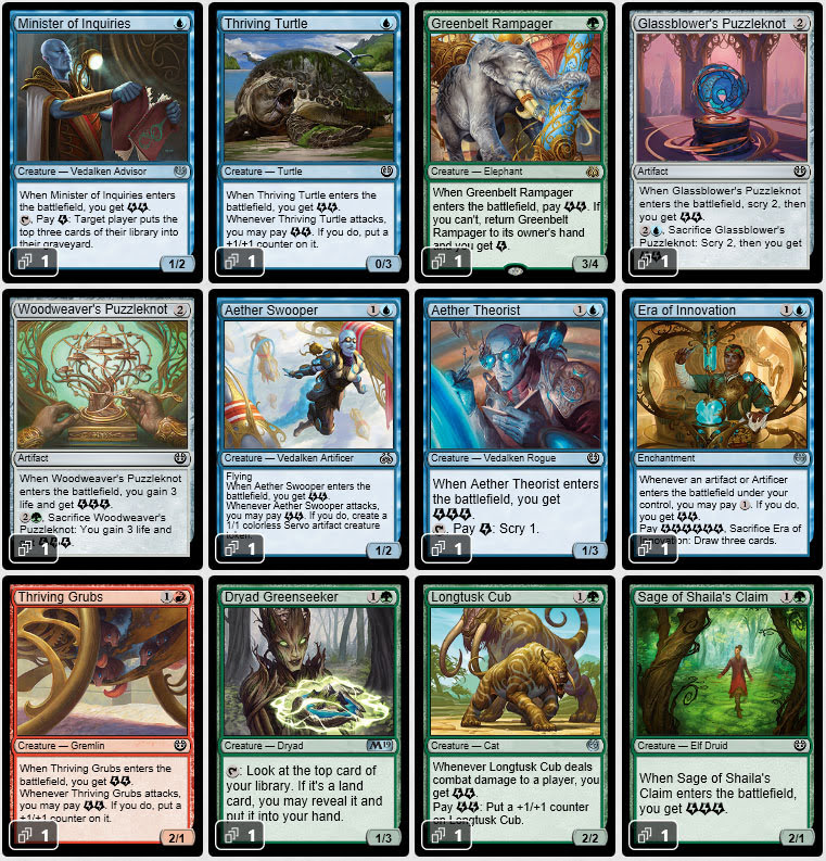 Magic the Gathering Adventures: M19 Commander Deck [9]: Surrak {Energy}