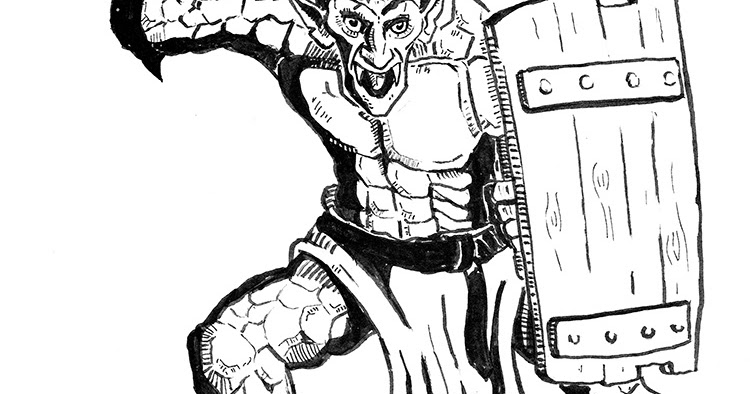 Inktober Monstrosities: N for Norker