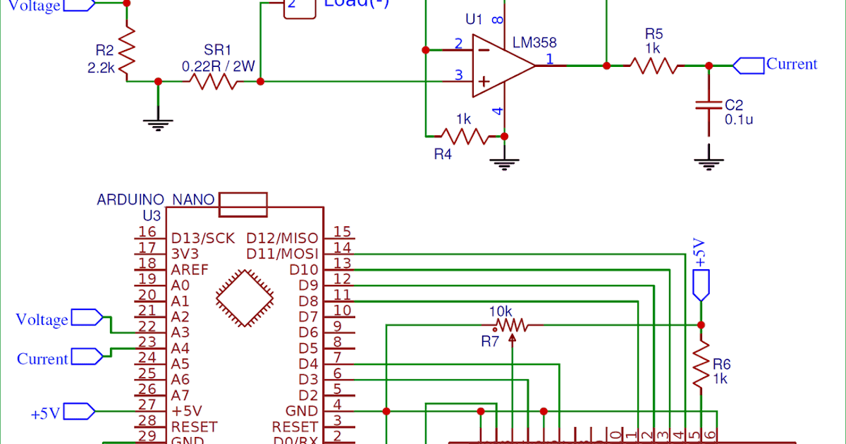 Arduino Watt meter Measure Voltage, Current and Power Consumption ...