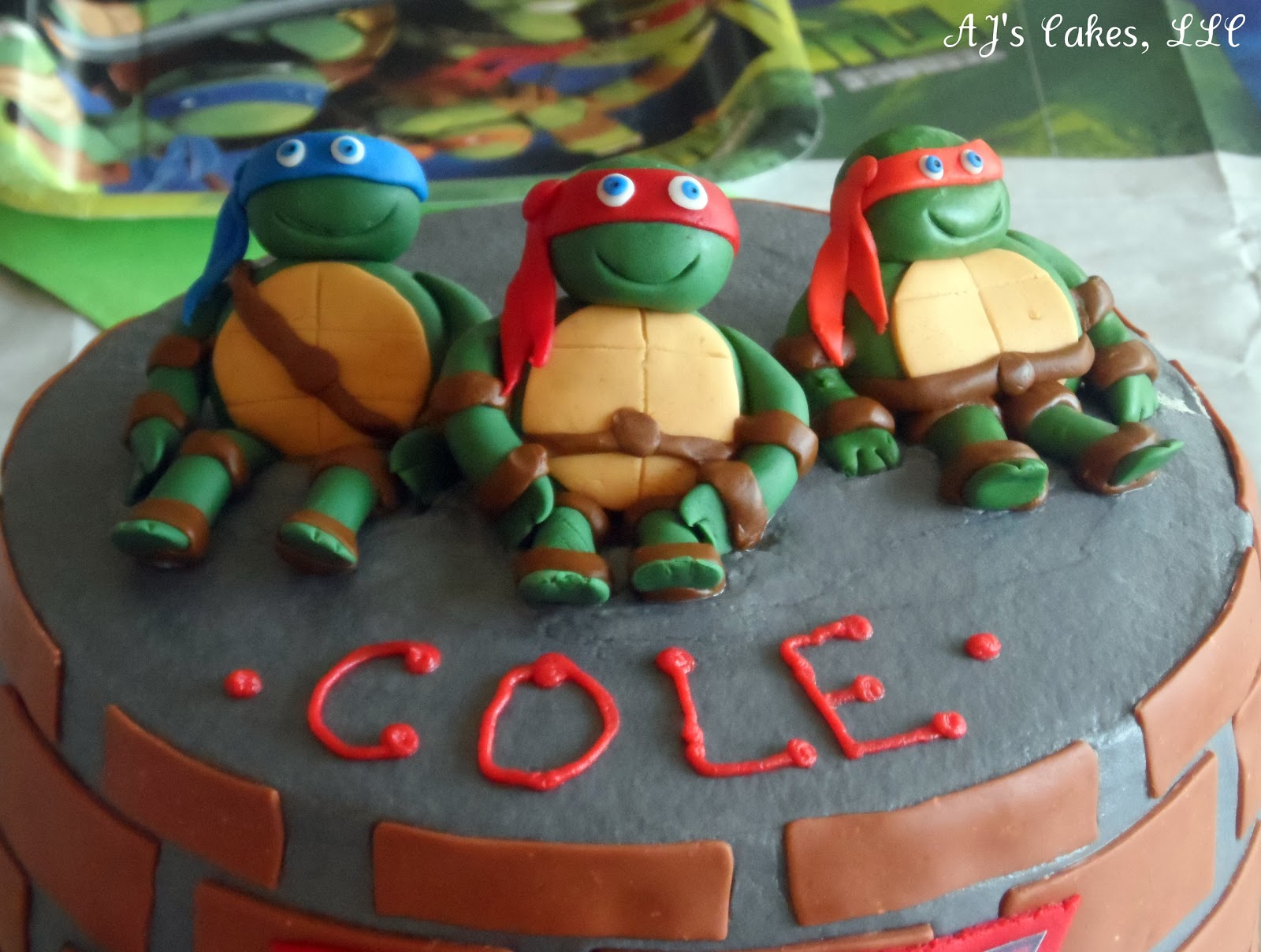AJ's Cakes: Teenage Mutant Ninja Turtle Cake