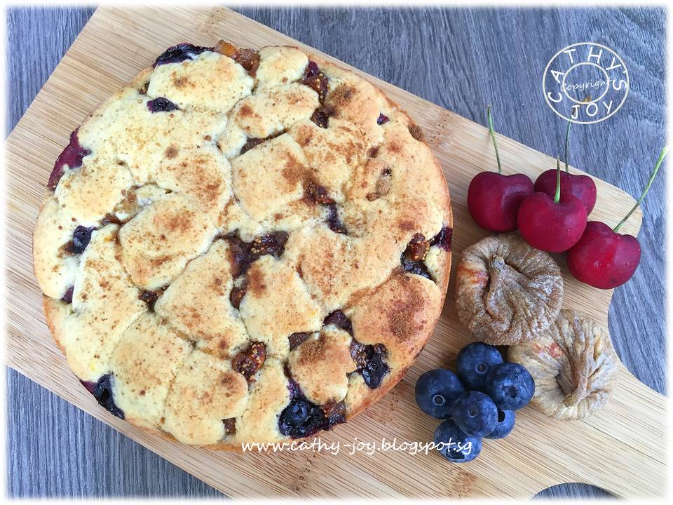 cathy's joy: Stone Fruit Tea Cake