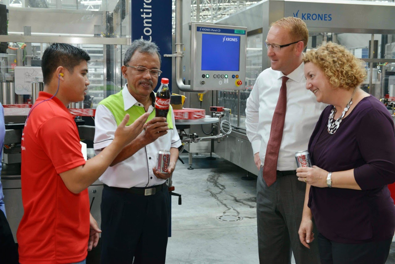 CikLilyPutih The Lifestyle Blogger: Pembukaan Kilang COCA-COLA Di ...