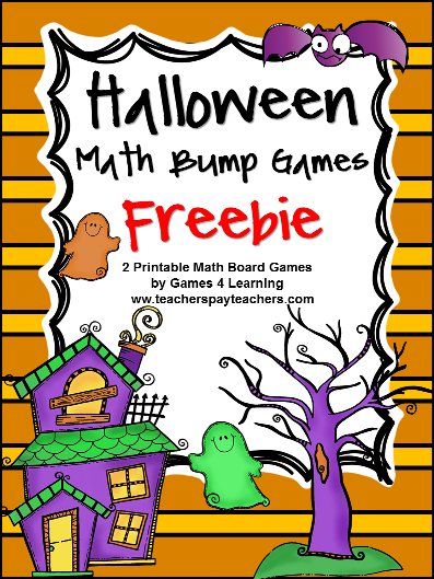 Fun Games 4 Learning: Halloween Math Freebies