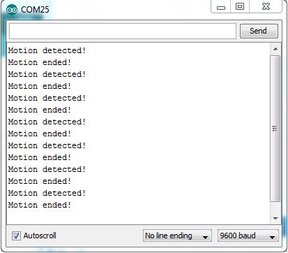 Arduino Motion Detector using PIR Sensor ~ Arduino Geek