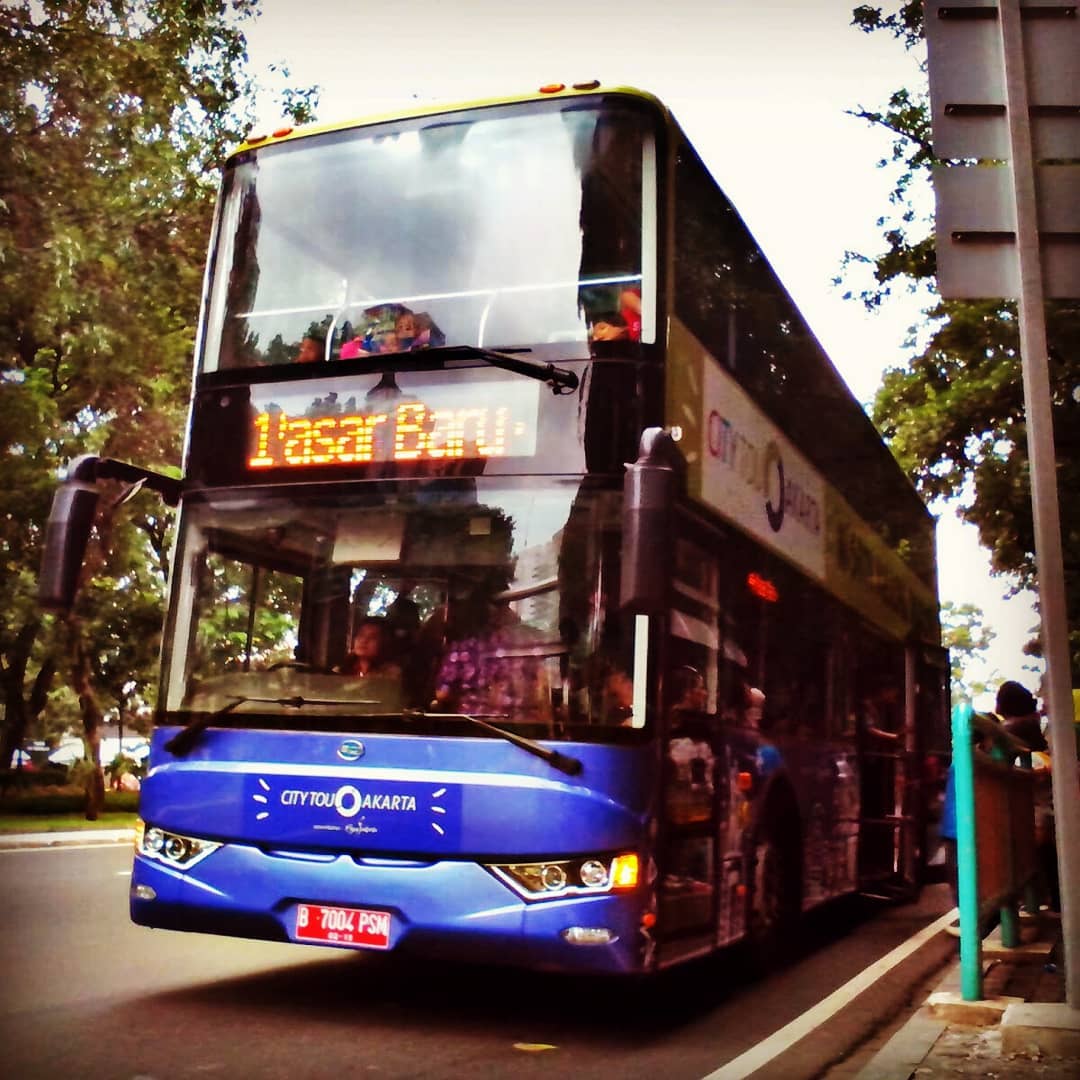Naik Bus Tingkat Yuk Keliling Jakarta, Gratis Loh!