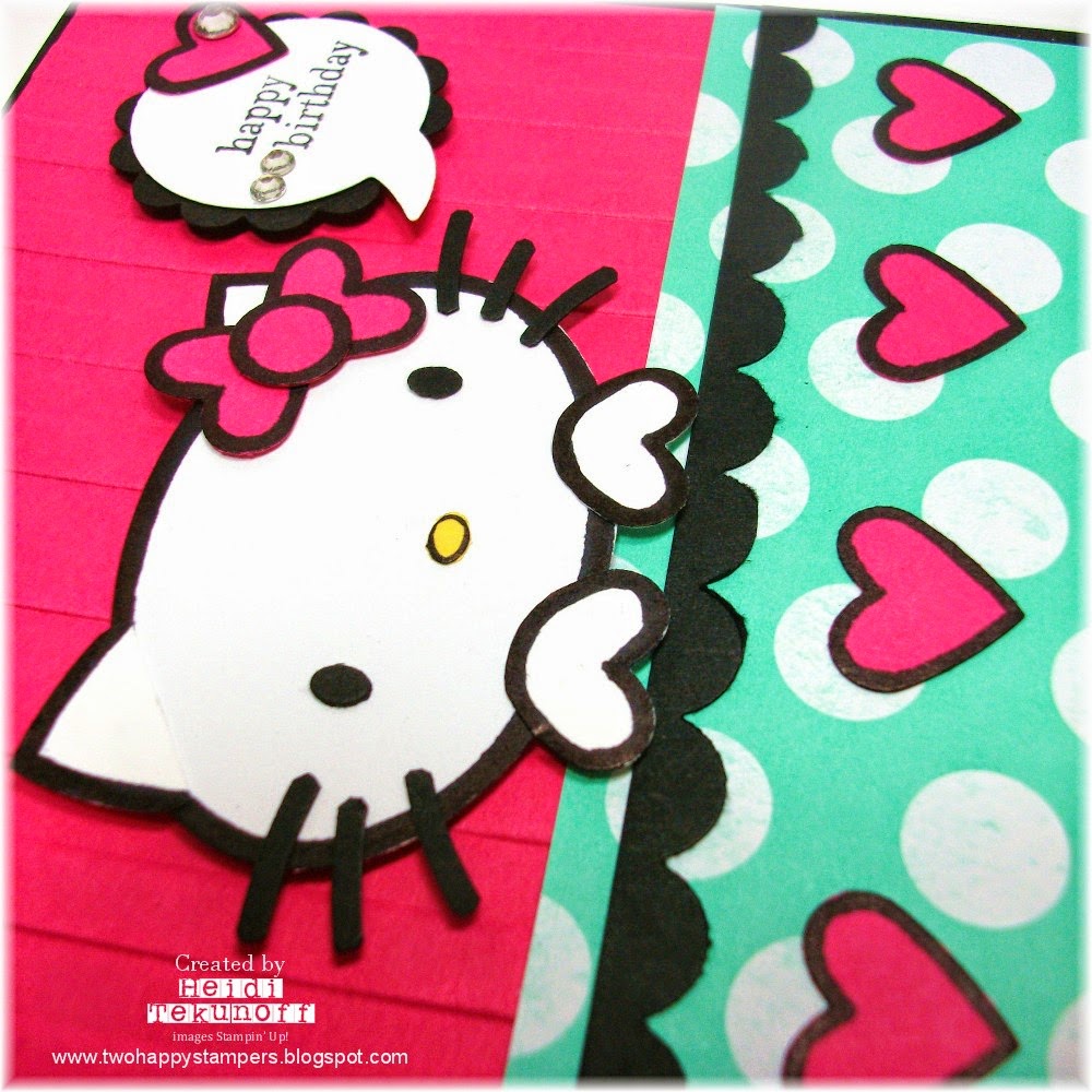Two Happy Stampers: Hello Kitty Punch Art