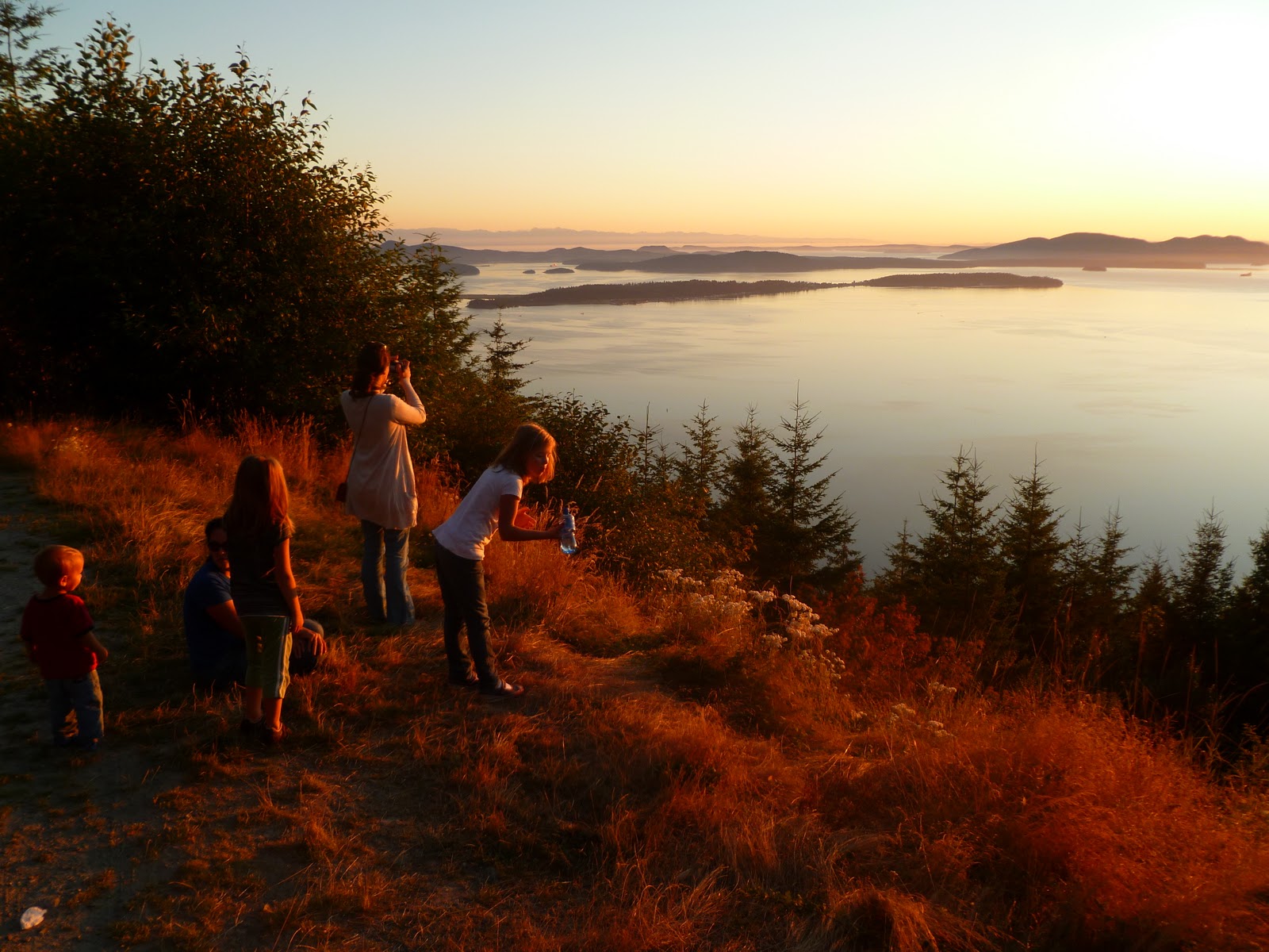 The Kuipers: Sunset at Samish Overlook