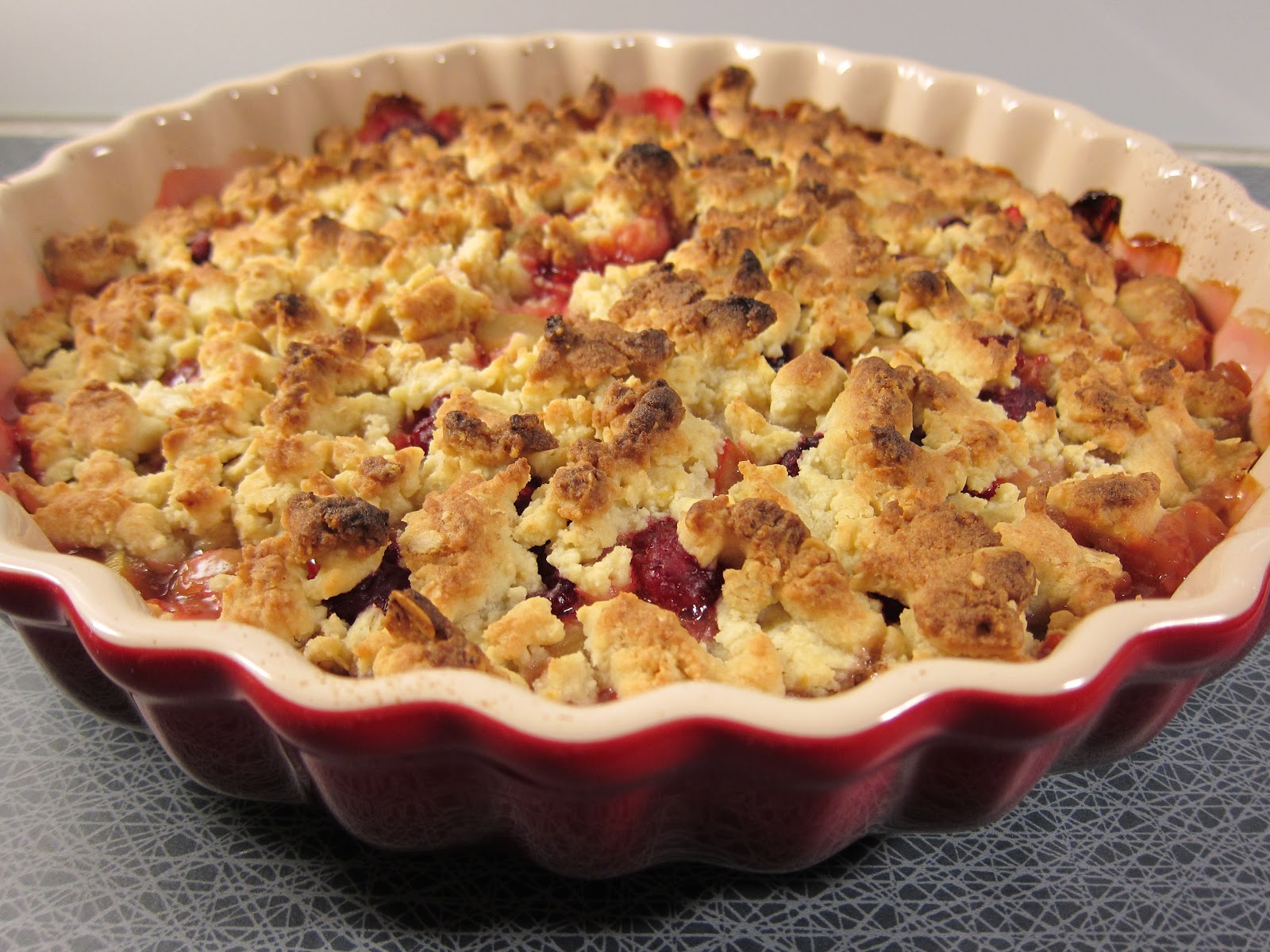 Majs mat: Moster A:s rabarber- och hallonpaj