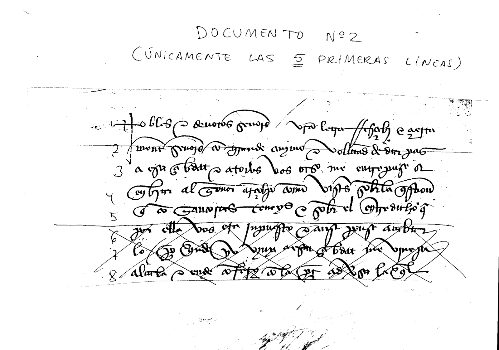 La pequeña historia de un estudiante de Historia: Documento con letra ...