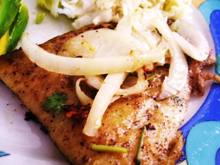 CHEF JULIO RODRIGUEZ SANTANA: FILETE DE PESCADO GRILLE