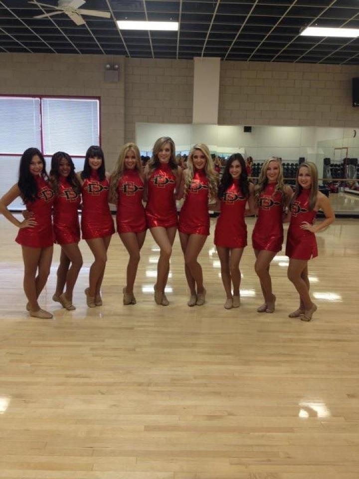 NFL and College Cheerleaders Photos: San Diego State Dancers Take Great ...