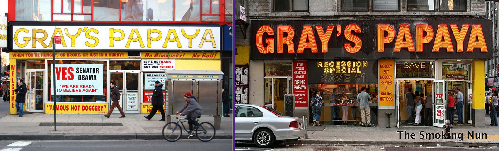 NYC Vintage: NYC Vintage Image Of The Day: Gray's Papaya, Since 1973