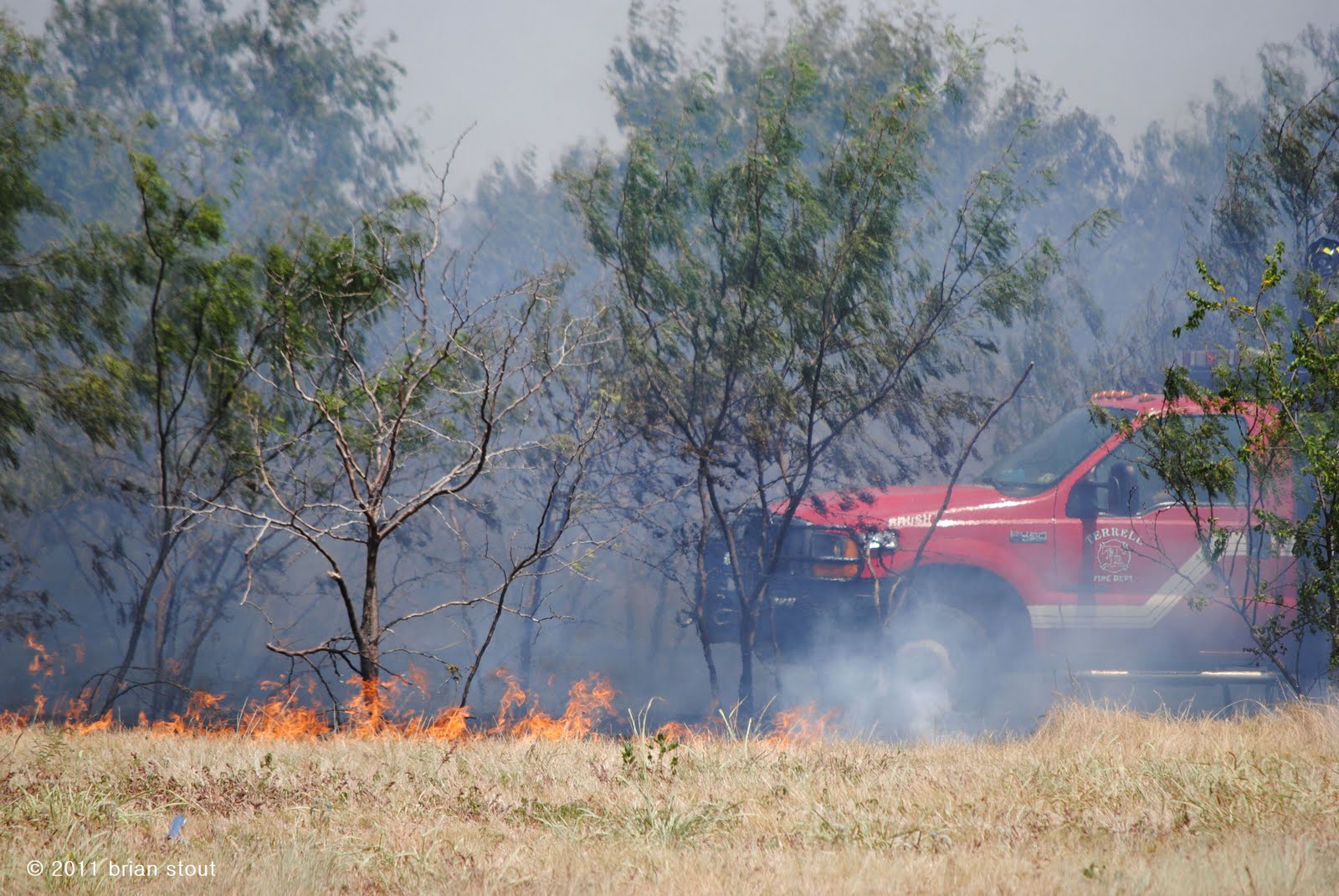 Terrell Texas Daily Photo: grass fire