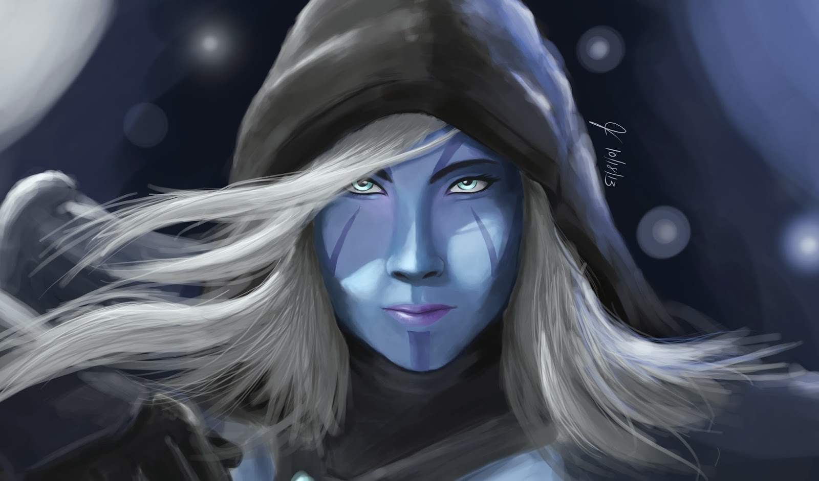 Dota 2 Wallpapers: Dota 2 Wallpaper - Drow Ranger Traxex by yagitka