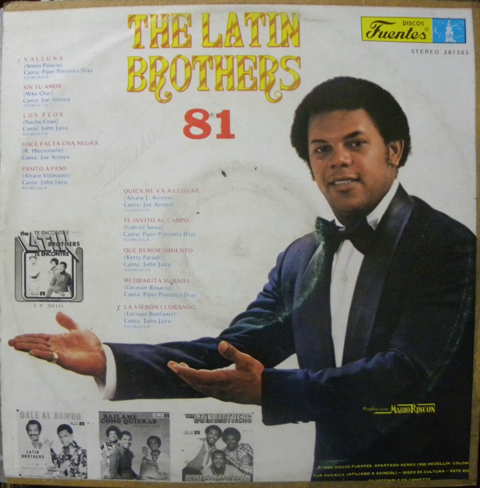 MELODIAS DE COLOMBIA: THE LATIN BROTHERS - 81 (1980)