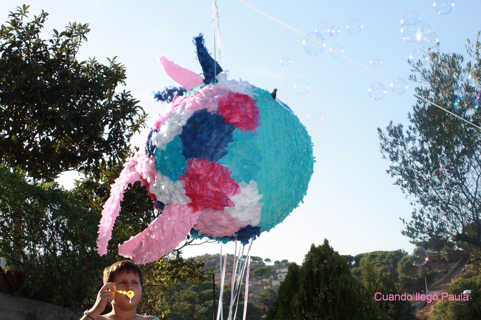 Cuando llegó Paula: Paso a paso piñata pez