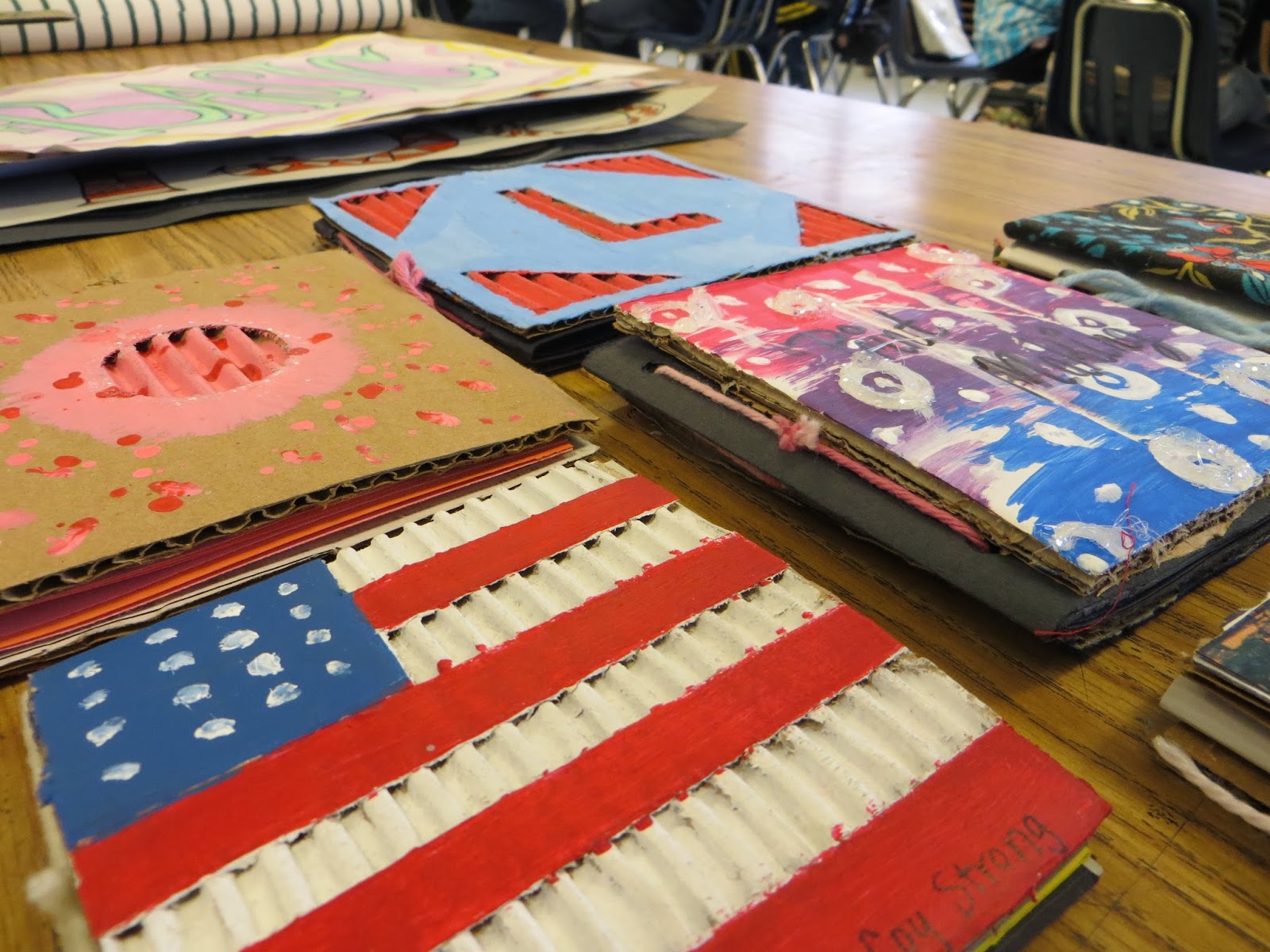 Shana's Art Room : Printmaking into Collage Books