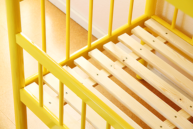 Pinjacolada: Kids room - Yellow bunk bed
