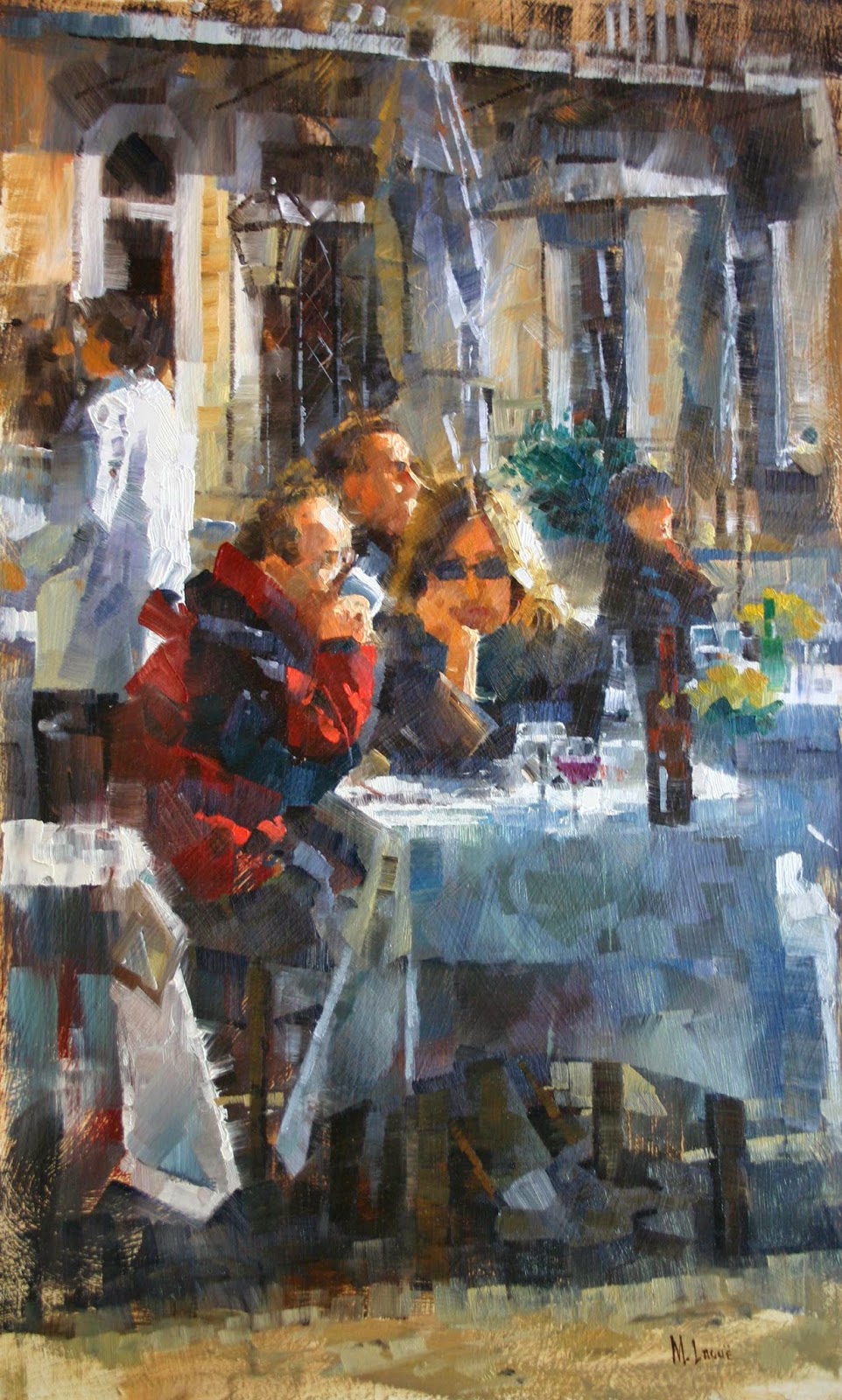 "Heb je Toulouse-Lautrec gezien?" - "Neen, wie heeft er gewonnen ...