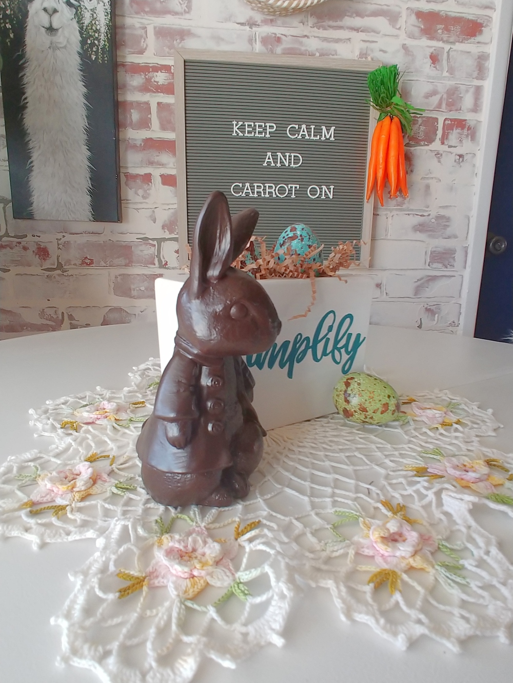 Easy DIY Chocolate Bunnies - Little Vintage Cottage