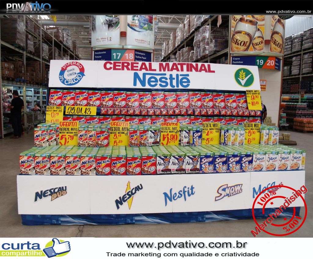 Trabalho de Merchandising Nestlé ~ PDV Ativo