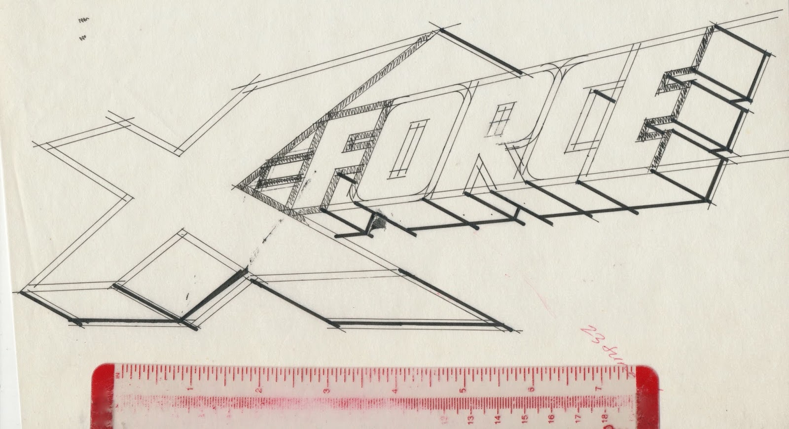 Tenth Letter of the Alphabet: Anatomy of a Logo: X-Force