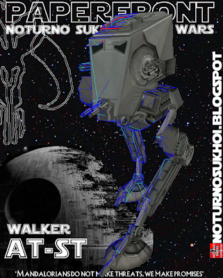 Star Wars AT-ST Papercraft | Papercraft Paradise | PaperCrafts | Paper ...