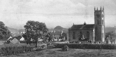 Tour Scotland: Old Photograph Parish Church Old Kilpatrick Scotland