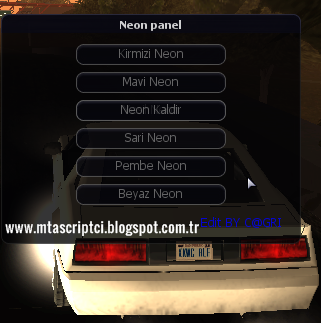 Neon Panel - Multi Theft Auto