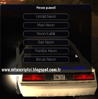 Neon Panel - Multi Theft Auto