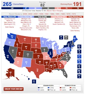 TRUE BORN SONS OF LIBERTY: Real Clear Politics Puts Ohio In Obama ...