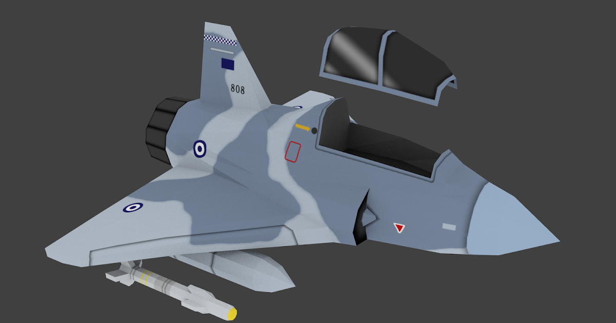 Timelapse of making a 3D Aircraft Model