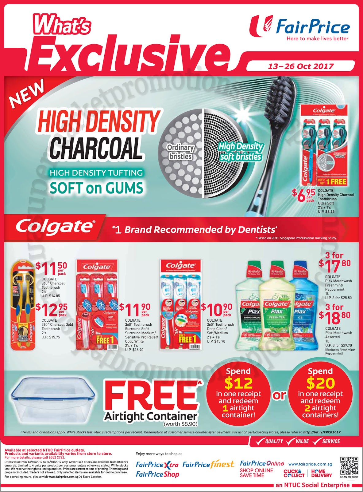 NTUC FairPrice Colgate Promotion 13 - 26 October 2017 ~ Supermarket ...