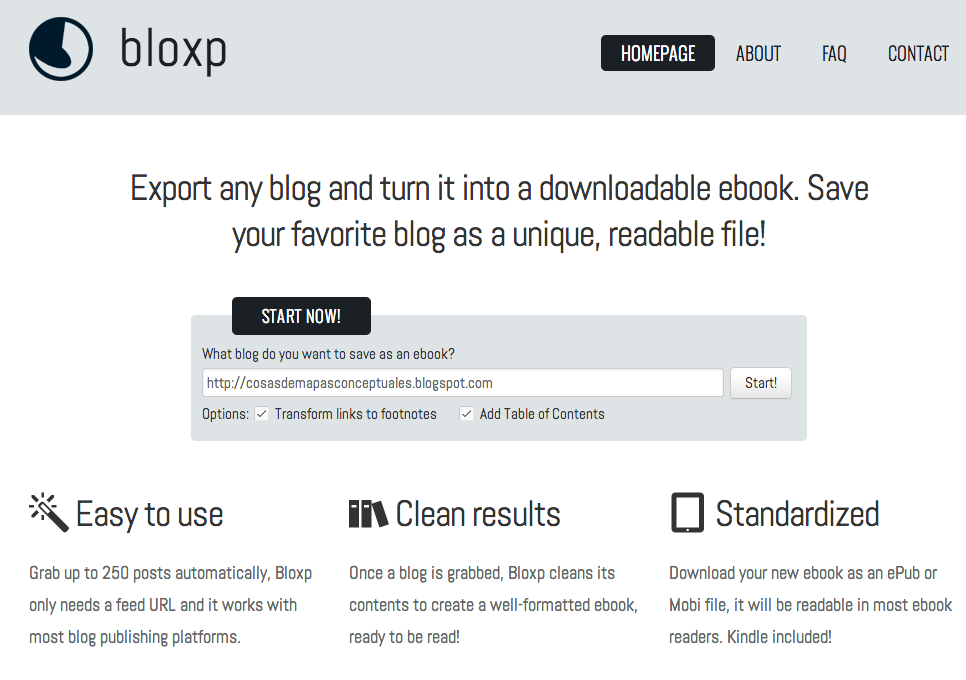 Mapas conceptuales: Convirtiendo el contenido de un blog en ebook (off ...