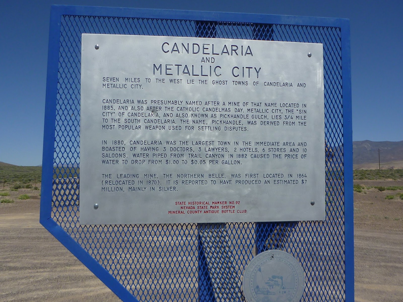 Trailing Ahead: Ghost town walk: Candelaria, Mineral County, Nevada