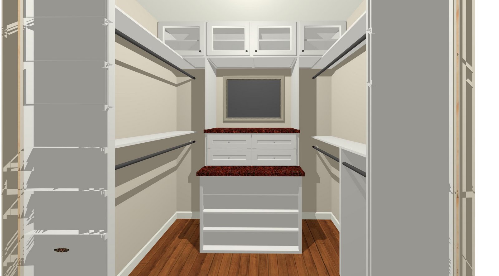 The Lyons Renovation: Walk-In Closet - Design 1